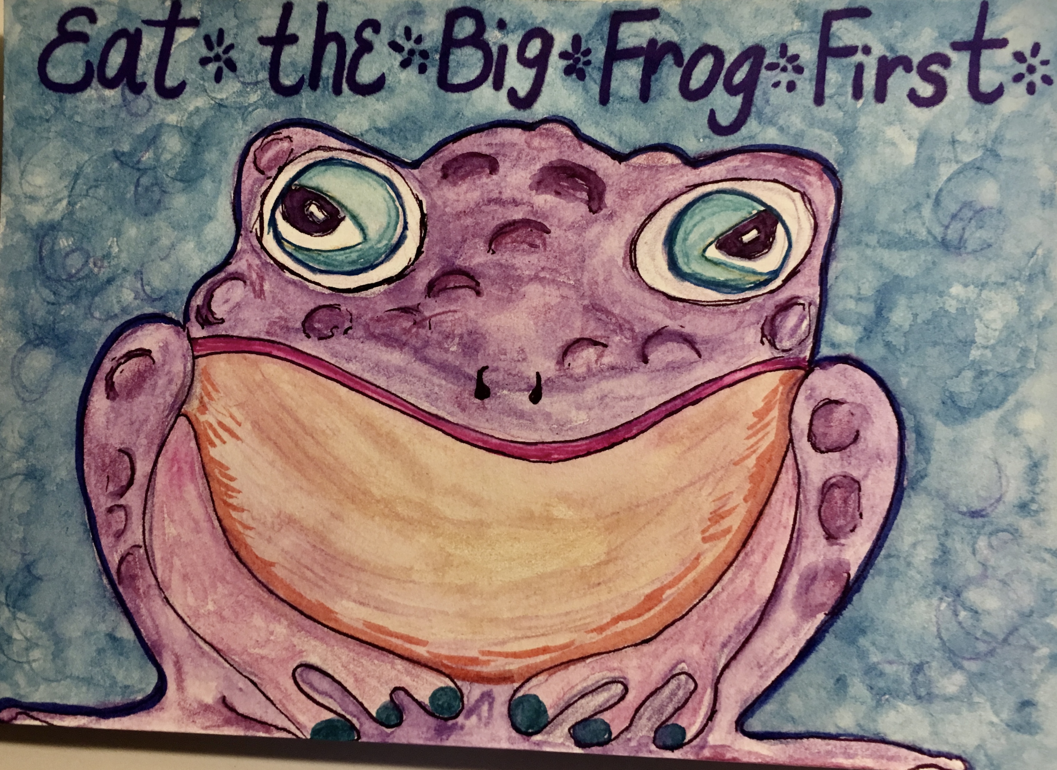 Eating the Biggest Frog – This Wholehearted Life